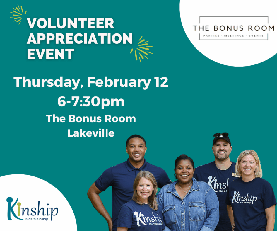 Volunteer Appreciation Event – Kids 'n Kinship